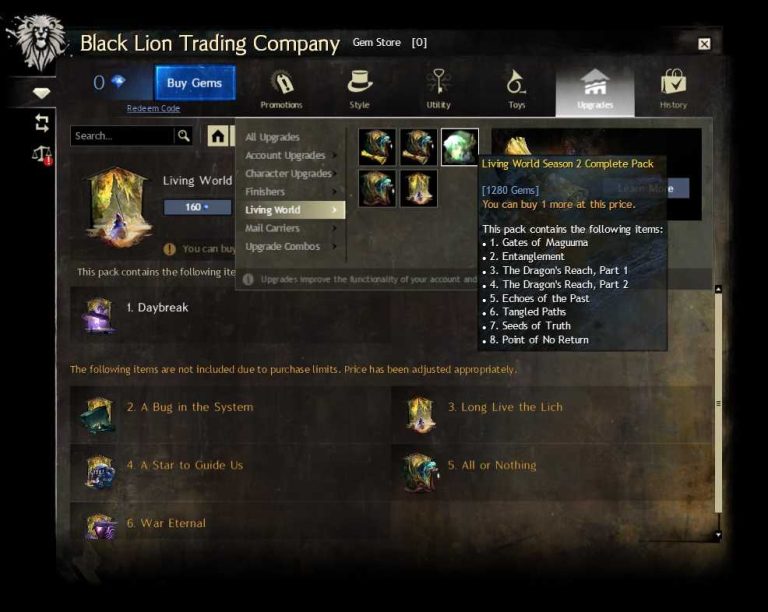 Gemstore overview Guide - Hardstuck